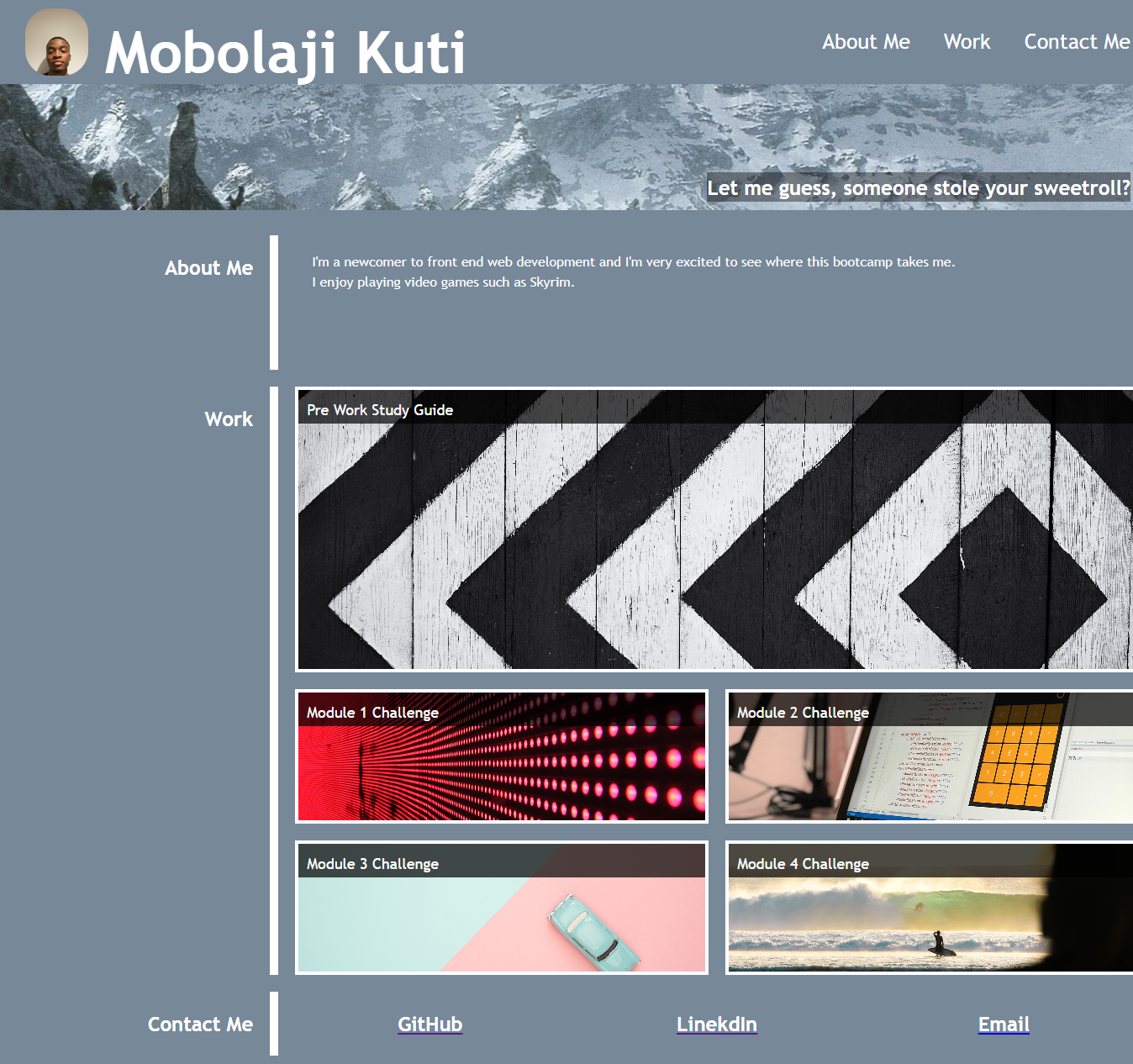 Mobolaji Kuti - Web Developer